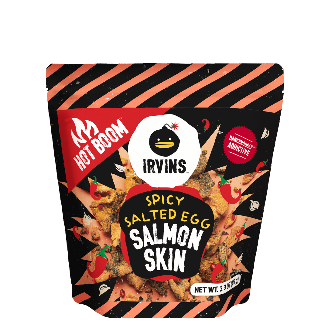 IRVINS Hot Boom Salted Egg Salmon Skin (95g)